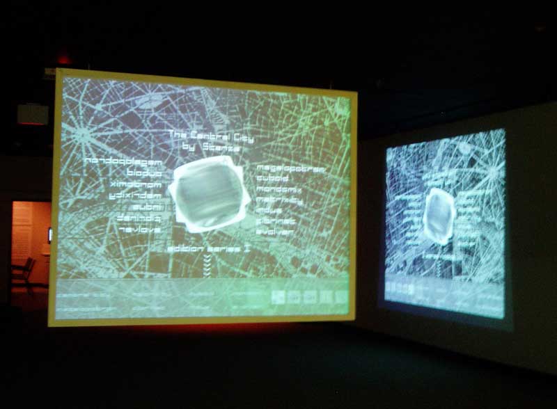 The Central City by Stanza. Net art project 1996